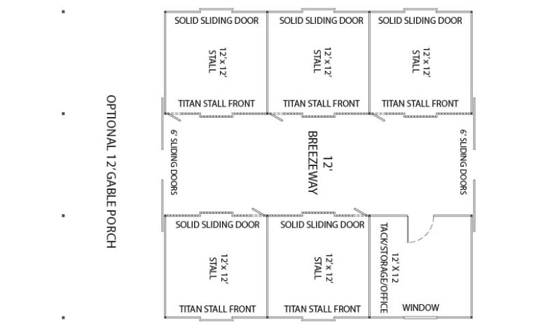 Barn Plans | Horse Barn Floor Plans, Building Kits | FCPbarns.com